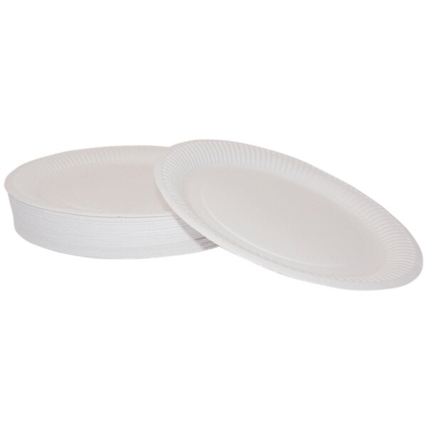Pappteller flach Ø 23 cm, 50 Stück, 8,29