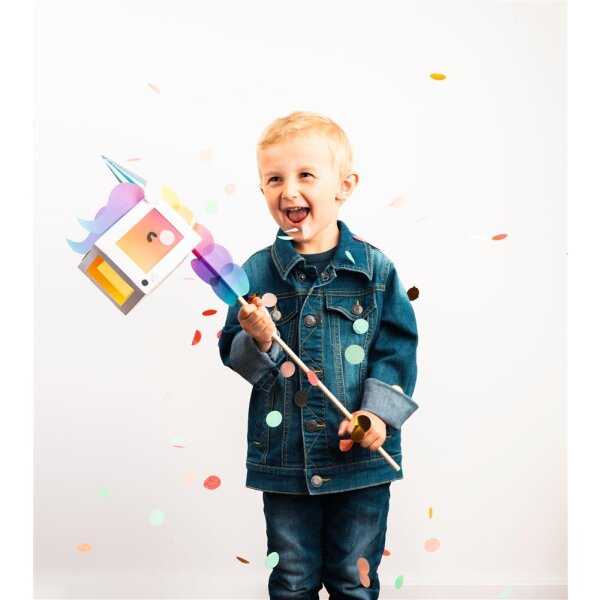 Transparentpapier Rainbow für Laterne, 10 Blatt, 4,89